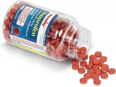 What are the side effects of taking too much ibuprofen in one day?